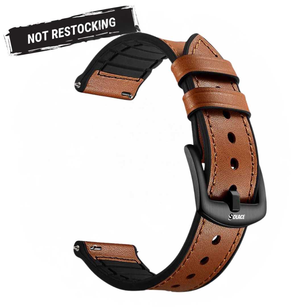 Leather Smart Watch Band | Solace Bands